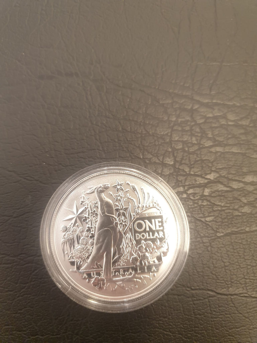 2021 Australian Coat of Arms -Kangaroo/Emu Silver 1oz coin – Casshies